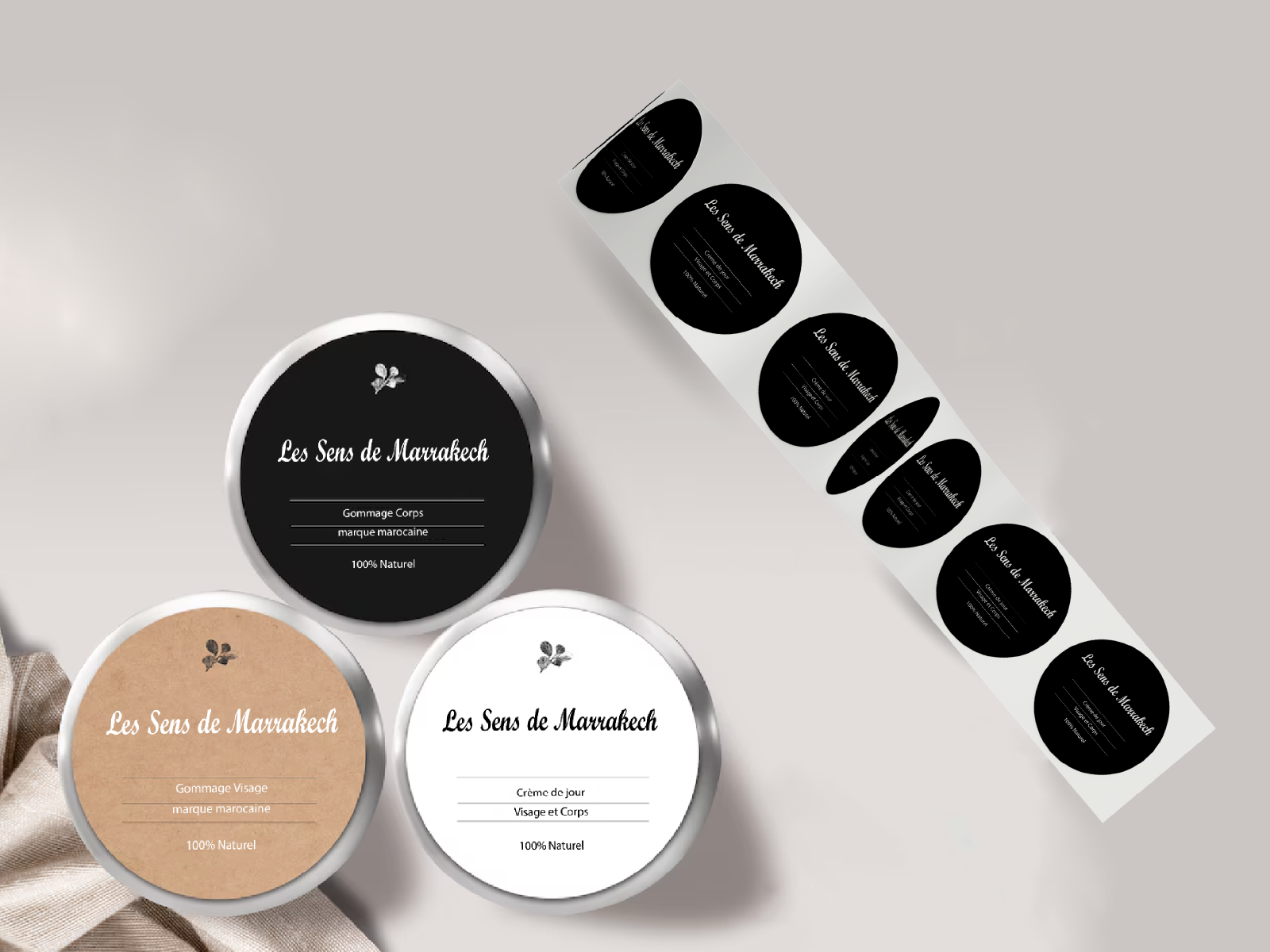 Étiquette ronde personnalisée - Impression Étiquette - Maroc