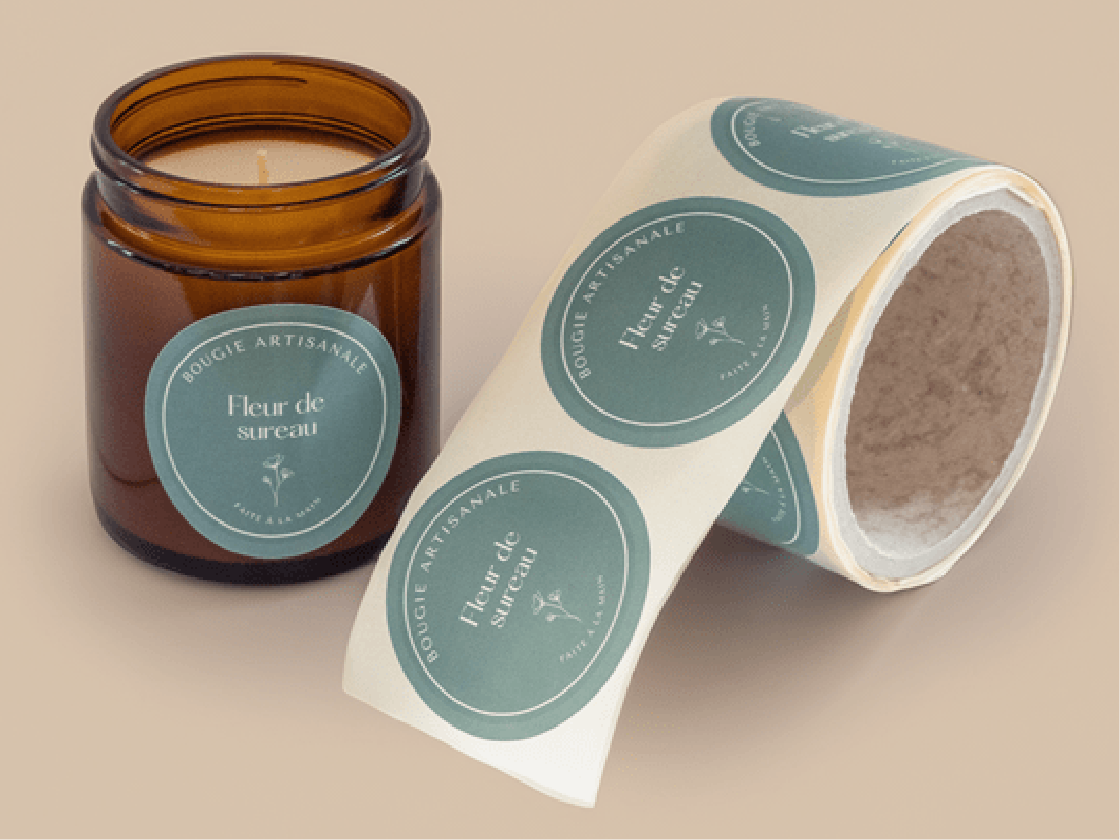 Étiquette ronde personnalisée - Impression Étiquette - Maroc