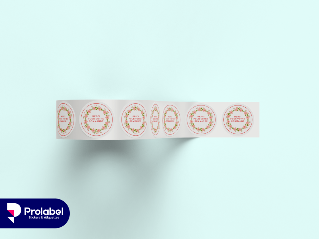 Étiquette ronde personnalisée - Impression Étiquette - Maroc