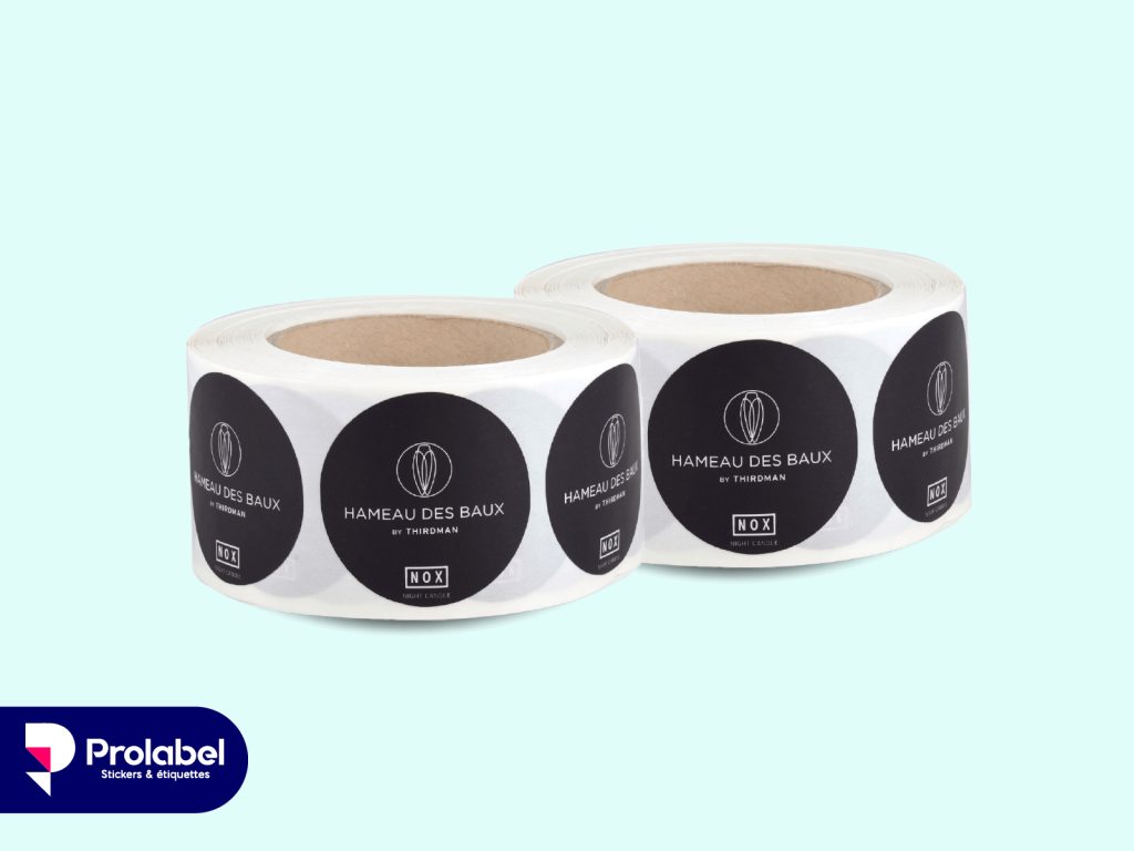 Étiquette ronde personnalisée - Impression Étiquette - Maroc